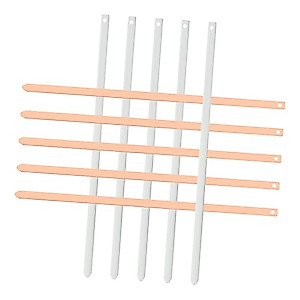 Parliky 1 Set Electrode Strip for Experiment Copper Anode for Zinc Plating Zinc Copper Plate Zinc Tablets
