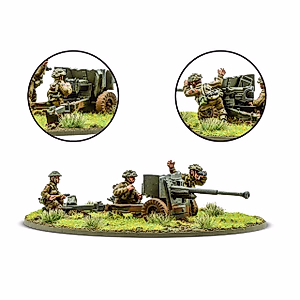 WarLord Bolt Action British & Canadian Army 1943-1945 Starter Set 1:56 WWII Military Table Top Wargaming Plastic Model Kit 402011020