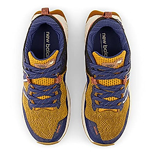 New Balance Women's Fresh Foam X Hierro V7 Trail Running Shoe, Golden Hour/Moon Shadow/Red Clay, 9 Wide