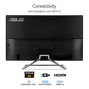Asus VA32UQ 31.5” HDR Monitor 4K (3840 X 2160) FreeSync Eye Care DisplayPort HDMI HDR10,Black (Renewed)
