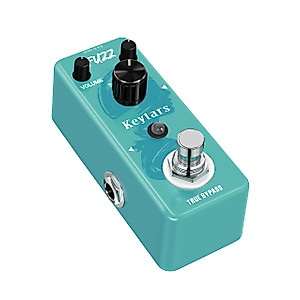 Keytars Fuzz Pedal Guitar Analog Distortion Effects Pedals for Electric Guitar Classic Fuzz Pedals Mini Size True Bypass(KT-306)