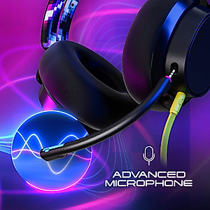 Skullcandy SLYR Multi-Platform Over-Ear Wired Gaming Headset, Works with Xbox Playstation and PC - Black