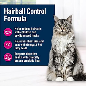Blue Buffalo True Solutions Hairball Control Natural Dry Food for Adult Cats, Chicken, 11-lb. Bag