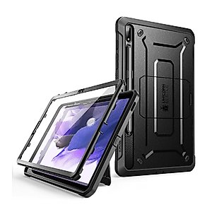SUPCASE Unicorn Beetle Pro Series Rugged Full Body Case for Samsung Galaxy Tab S7 FE 12.4 inch (2021) with Built-in Screen Protector and Pen Holder S (Black)