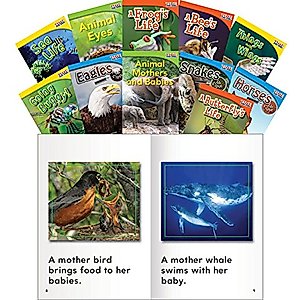 Teacher Created Materials - Classroom Library Collections: Animals and Insects - 11 Book Set - Grades 1-2 - Guided Reading Level E - J