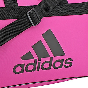 adidas Diablo Small Duffel, Sports Duffle Gym Bags for Men or Women, Intense Pink/Black, One Size