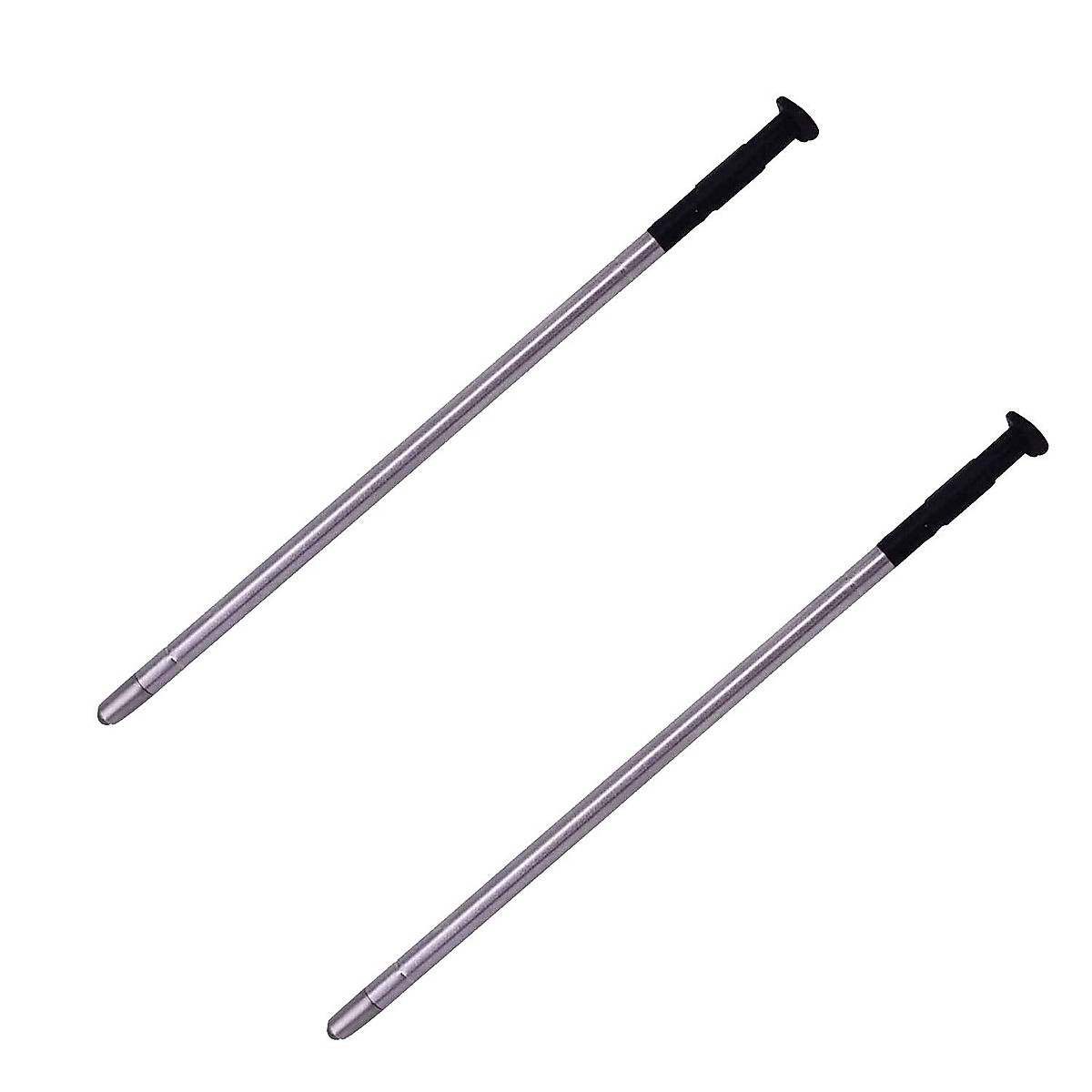 2 Pack Capacitive Touch Screen Stylus Pen Replacement Parts for LG Stylo 4, Q Stylus, Q Stylus+, Q Stylus Plus, Stylus 4, Q Stylo 4, Q8 Aurora Black