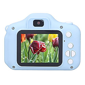 PUSOKEI Kids Camera, 2.0in IPS Screen 1080P HD Kids Digital Camera Video Recording Camera Toy, 20MP Children Digital Camera for Girls and Boys(Blue)