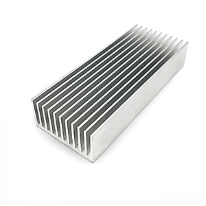 Awxlumv 2Pcs Aluminum Heatsink 100 x 40 x 20mm/ 3.94x1.57x0.79 inch Heat Sink Chipset Diffusion Cooling Fin Comb Heat Sinks Cooler for LED Peltier Thermal Module Tec1-12706 High Power Amplifi