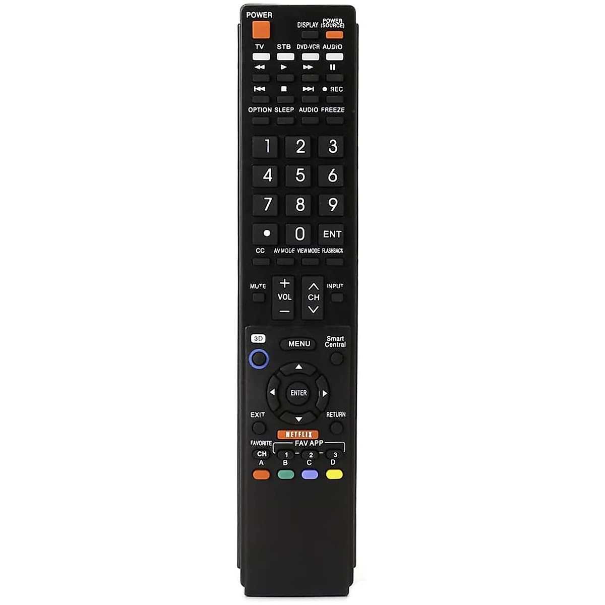 Replacement Remote Control for Sharp LC-60LE657U LC-60LE835U LC-60LE632U LC-70LE734UN LC-60LE633U Samrt 3D AQUOS LCD LED HDTV TV