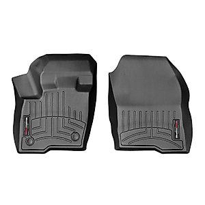 WeatherTech Custom Fit FloorLiners for Ford Edge, Edge ST - 1st Row (448151), Black