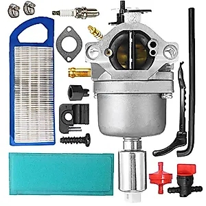 LEIMO KPARTS 799727 Carburetor for Briggs & Stratton 799727 698620 794572 14HP 15HP 16HP 17HP 17.5 HP 18HP Intek Engines Lawn Tractor Mower Nikki Carb,with Air Filter kit