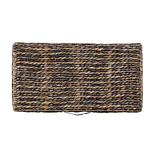 SEI Furniture Bruneau Water Hyacinth Cocktail Storage Trunk Table, Brown