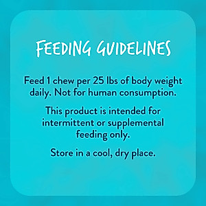 Montana Dog Food Co. Skin & Coat Health Supplement Chews for Dogs – Soothes Dry Itchy Skin with Omega 3 & 6, Biotin & Vitamin E – Promotes Shiny Coat & Healthy Skin –USA-Made, 70 Soft Chews