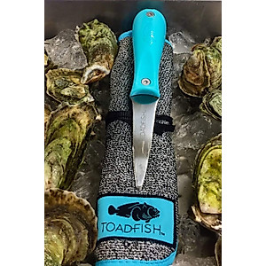 Toadfish Cut Proof Kitchen Cloth, Food Grade Safety Kitchen Cloth for Oyster Shucking, Fish Fillet Processing, & Meat Cutting.