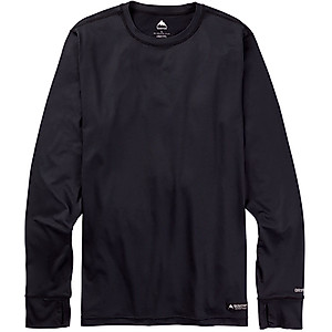 Burton Mens Midweight Crew, True Black New, Small