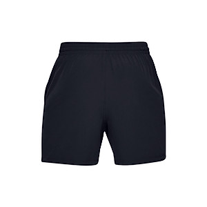 Under Armour Men's Qualifier WG Perf Short 5in, Black (001)/Pitch Gray, X-Large
