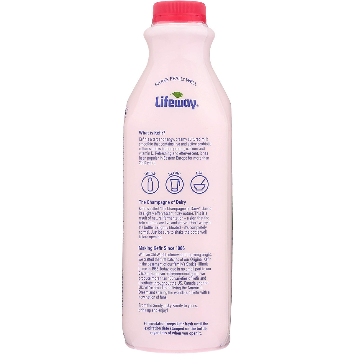 Lifeway, Kefir Raspberry Low-Fat Organic, 32 Ounce