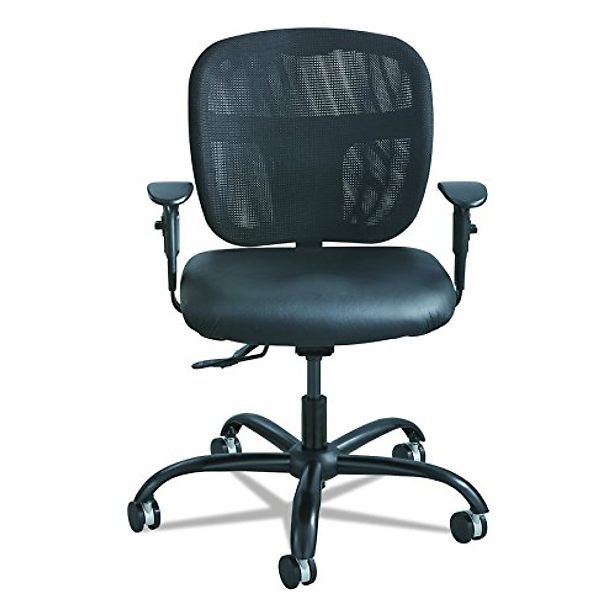 Safco Products Vue Intensive-Use Task Chair, Black, mid-back (3397BL)