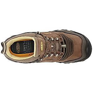 KEEN Women's Ridge Flex Low Height Waterproof Hiking Boots, Safari/Custard, 11