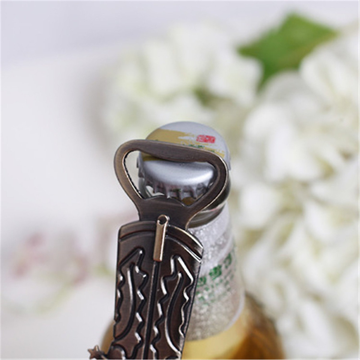 Cowboy Boot Bottle Openers with Exquisite Packaging, 12 Pcs Boot Bottle Opener Beer Accessories Metal Stainless Steel Bottle Openers,Best Groomsman Gift