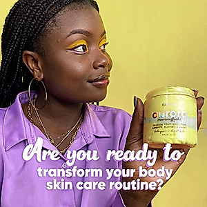 OLIVIA Aurora Armpits, Elbows & Knees Brightening Nourishing Smoothie - Handcrafted Passion Fruit Underarm, Neck, Armpit, Knees, Elbows, Private Areas, Intimate Areas Smoothing Moisturizer for Dry Skin, Dark Spots, and Pigmentation. Moisturize, Smoothen &