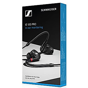 SENNHEISER In- Ear Audio Monitor, Black, Wired (508940)