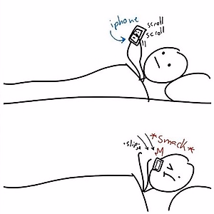 LoveHandle Universal Grip for Smartphone and Mini Tablet, Island Day Dream Design Elastic Strap with Purple Base