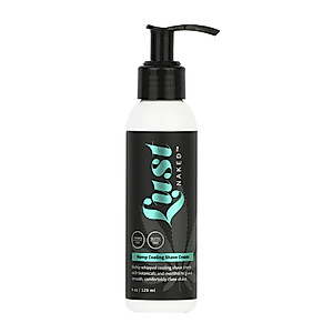 Lust Naked - Hemp Cooling Shave Cream, Menthol Shave Lotion, Shaving Cream Gel, 4.0 oz.