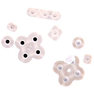 Deal4GO Left & Right Silicone Rubber Button Conductive Contacts Pad set for Nintendo Switch LITE Controller Contact Membrane