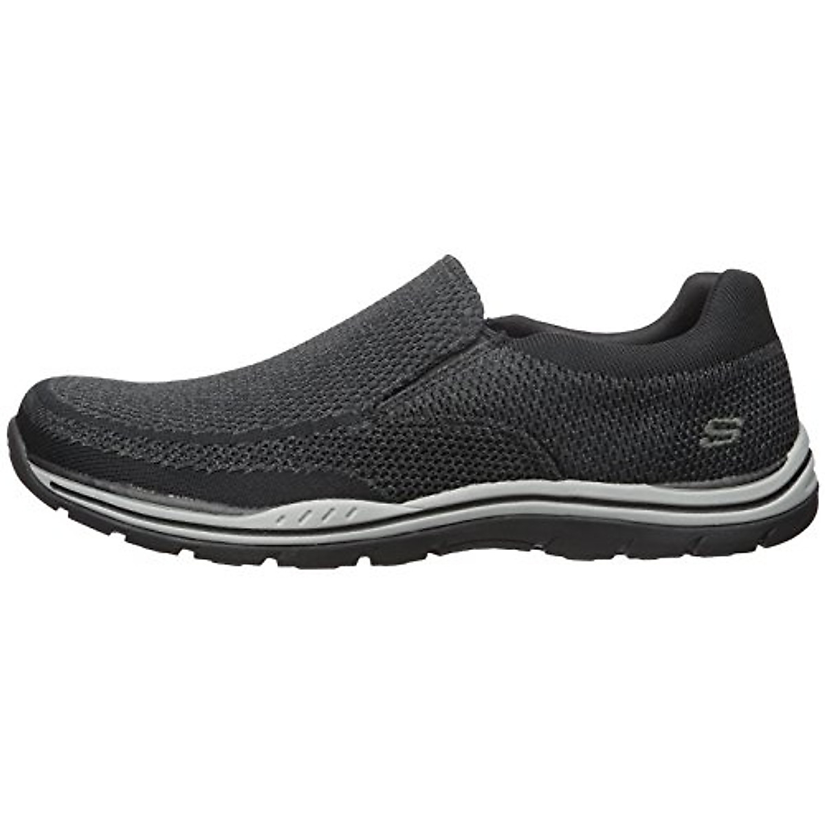 Skechers USA Men's Expected Gomel Slip-on Loafer,Black,10 2W US