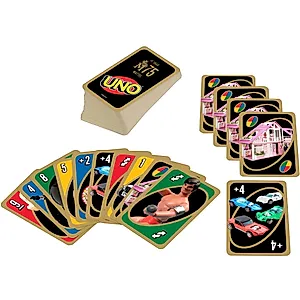 Mattel Games UNO 75th Anniversary Card Game with 112 Cards & Instructions for Players 7 Year Olds & Up, Gift for Kid, Family & Adult Game Night