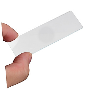 VINTORKY 50 Pcs Concave Slide Laboratory Glass Slides Microscope Slides Glass Plate Frosted
