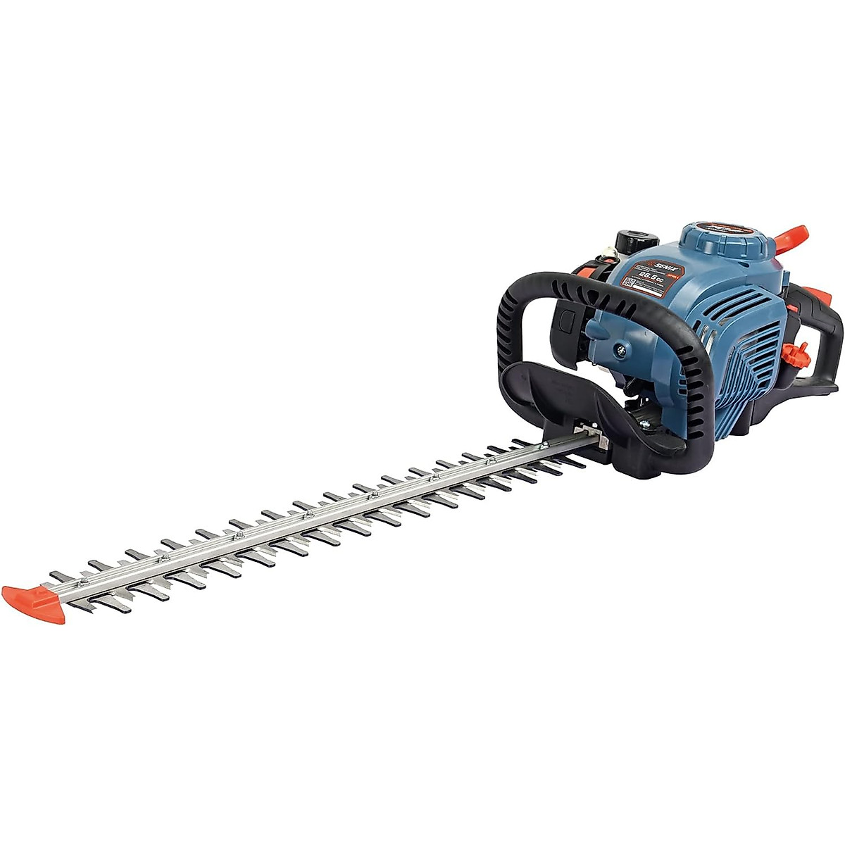 SENIX 4QL 26.5 cc 4 Cycle 22-Inch Gas Hedge Trimmer, Garden Tool to Trim Shrubs, Bushes, and More, Double Sided Dual Action Blades, 1-1/8" Cutting Capacity, Includes Blade Cover (HT4QL-L)