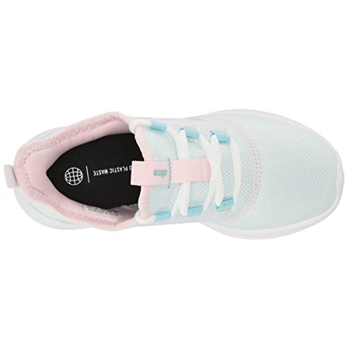 adidas Cloudfoam Pure 2.0 Running Shoe, Almost Blue/Clear Pink/Bliss Blue, 5 US Unisex Big Kid