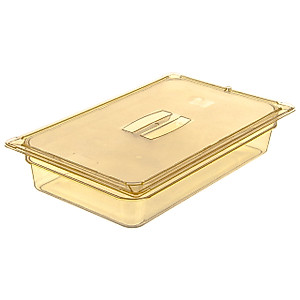 Carlisle FoodService Products 10401B13 StorPlus High Heat Food Pan, 4" Deep, Full Size, Amber