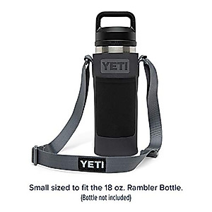 YETI Small Bottle Sling for Rambler 18 oz. Bottle, Charcoal