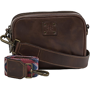 STS Ranchwear Basic Bliss Lucy Crossbody Chocolate One Size
