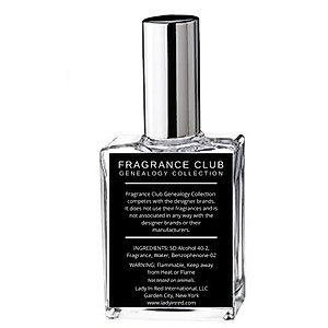 Fragrance Club Genealogy Collection Inspired by Green Irish Tweed for Men, EDP 1.7 oz., Mens fragrance, It is a classic fragrance that never goes out of style