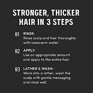 MARO17 Black+ Shampoo - Mens Shampoo for Gray Hair Reversal - Sulfate Free + DHT Blocker, Royal Jelly & Collagen for Thicker, Darker Hair - Protects Follicles, Promotes Growth, & Prevents Greying