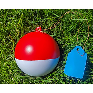 Gender Reveal Fishing Bobber, Pre-Filled, for Baby Showers and Gender Reveal Parties. Pack of 1. (Blue)