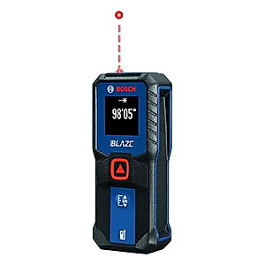 BOSCH GLM100-23 100 Ft Blaze Laser Distance Measure, Includes 2 AA Batteries