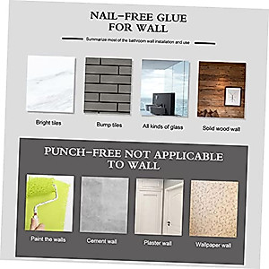 DOITOOL Towel Ring Hand Towel Adhesive Shelf Hook Vintage Towel Hanger Rod Sink Mount Dish Dryer Stand Black Hanger Bathroom Towel Hanger Towel Holder Single Shot Counter Stainless Steel