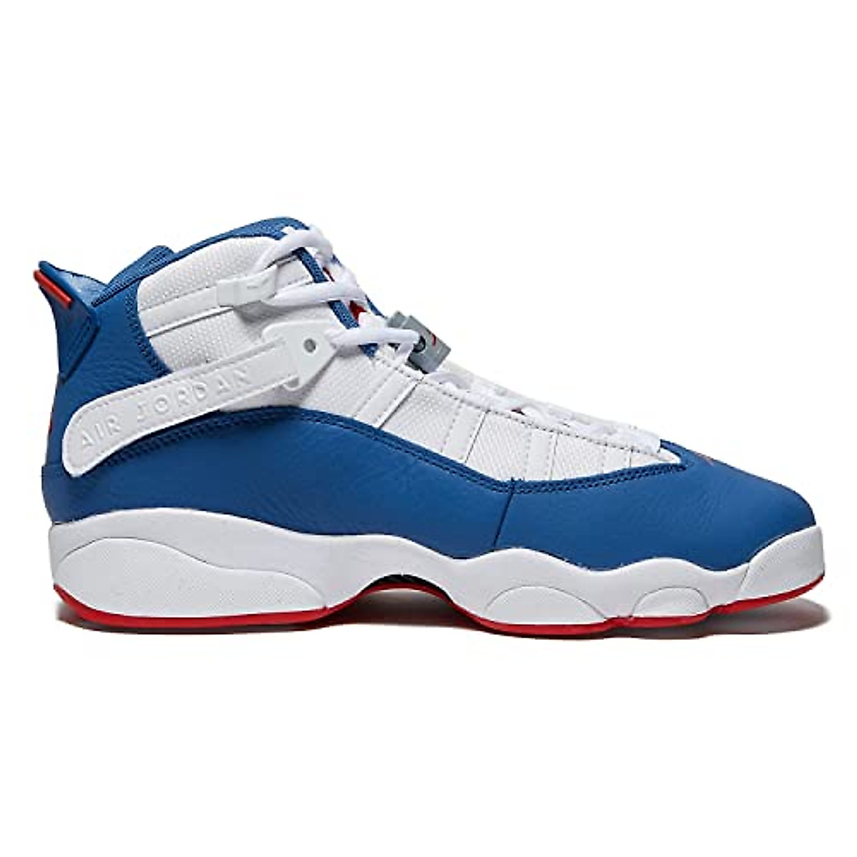 Jordan Boy's 6 Rings (Big Kid) White/True Blue/University Red 7 Big Kid M