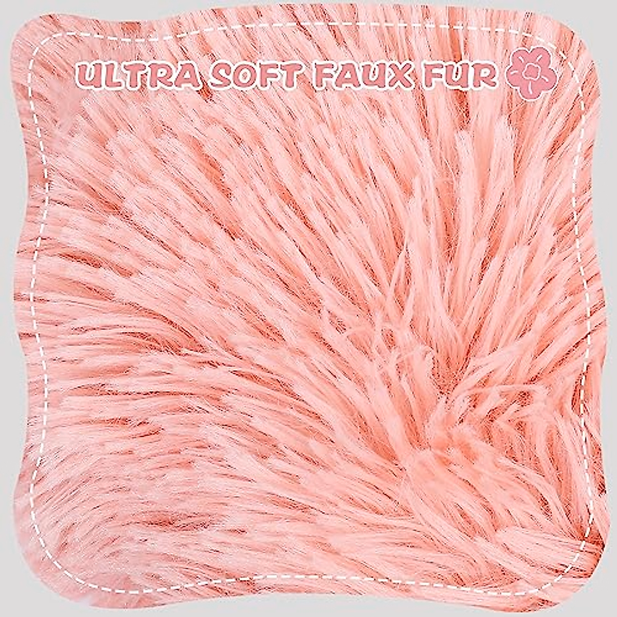 SENNAUX Cat Bed - Cute, Washable Pink Donut Bed for Indoor Cats and Small Dogs, Soft, Fluffy, Anti-Anxiety, Self-Warming, Blush Pink