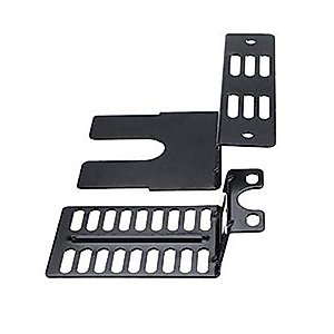 Motor Bracket, 2PCS Stainless Steel Barbecue Grill Use Tool, High Hardness Safe Outdoor Camping Rotisserie Support Plate BBQ Accessories, Easy Install