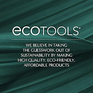 EcoTools Bioblender Makeup Sponge Duo, Compostable Makeup Blender, For Liquid & Cream Foundation, Seamless Application, Eco-Friendly Beauty Sponge, Cruelty-Free & Latex Free, 2 Count