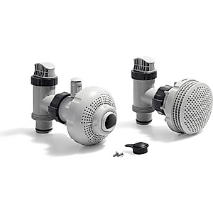 Intex 26005E Above Ground Swimming Pool Inlet Replacement Part Kit for Large Pool (3 Holes)