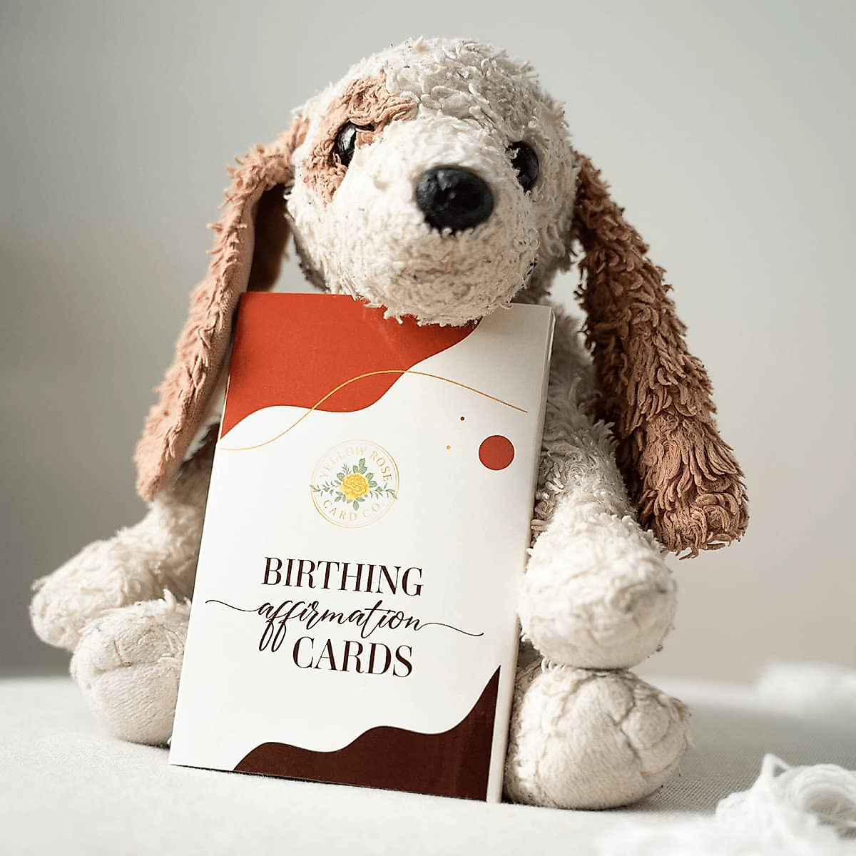 Yellow Rose Card Co. Birthing Affirmation Cards - 24 Premium Cards for Pregnant Moms, Baby Shower Gifts and Labor