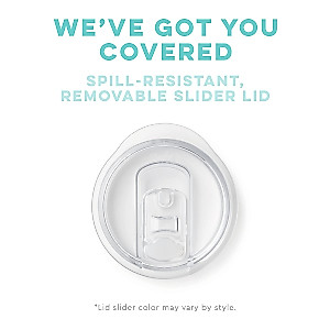 Swig Life + SCOUT Camper Mug, 12oz Travel Mug with Handle and Lid, Stainless Steel, Dishwasher Safe, Triple Insulated Coffee Mug Tumbler in On Your Markers Print